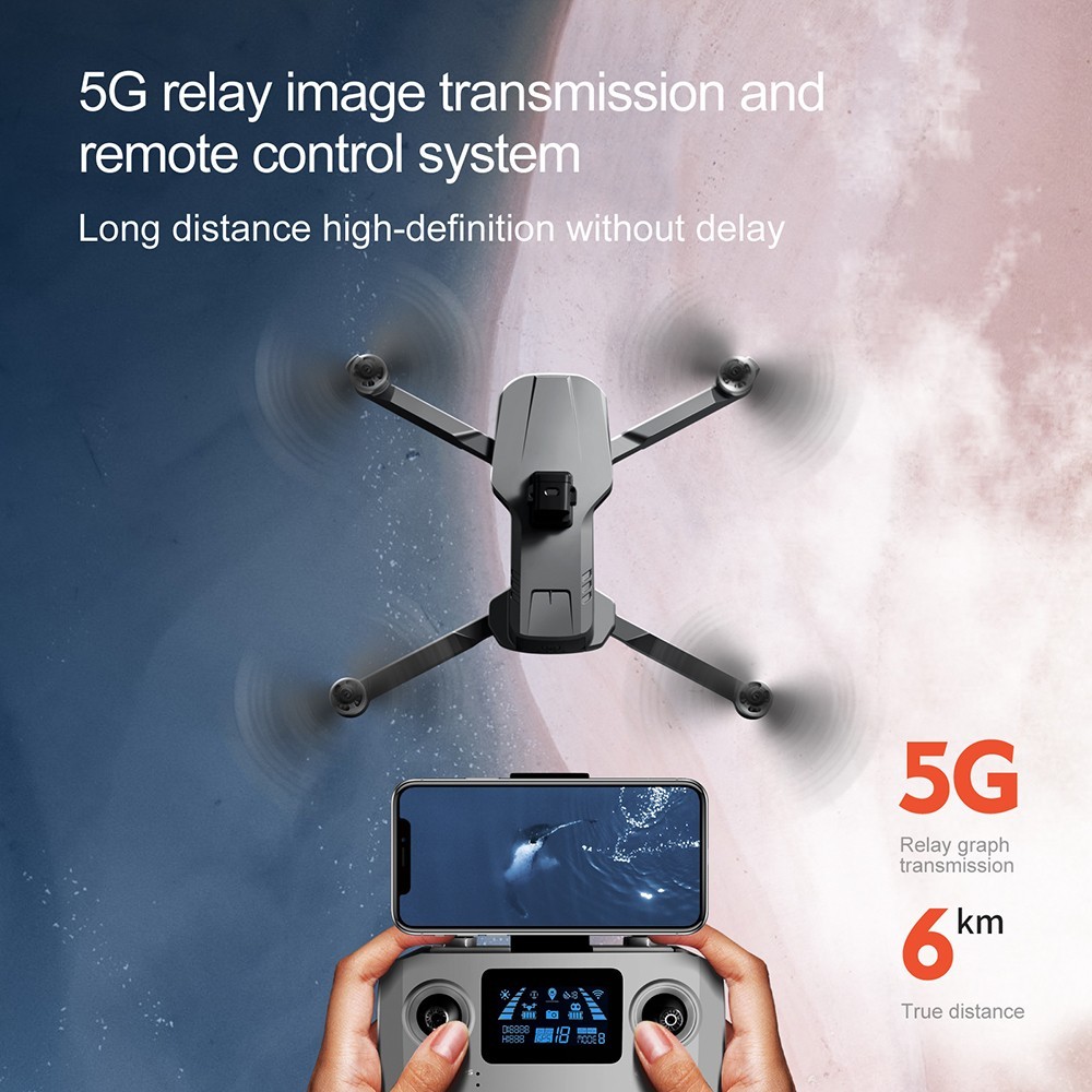 S155 RC Drone with Laser Obstacle Avoidance 2 Batteries
