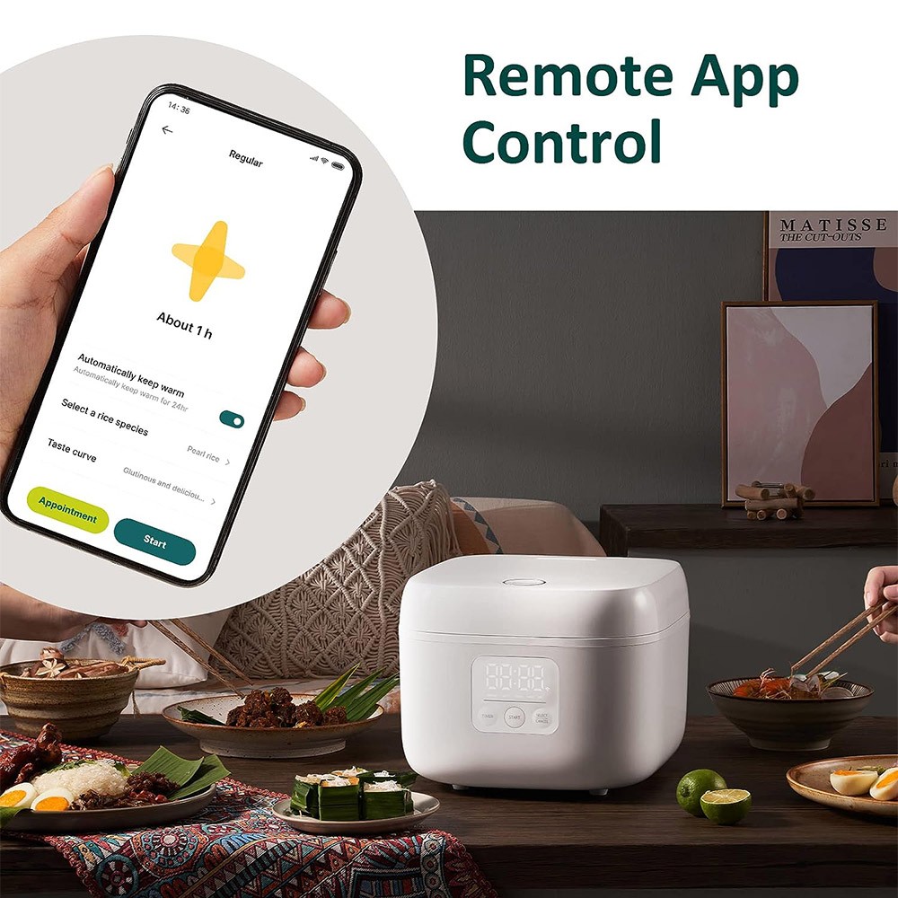 JOYAMI Smart Rice Cooker White