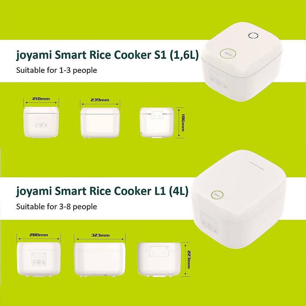 JOYAMI Smart Rice Cooker White