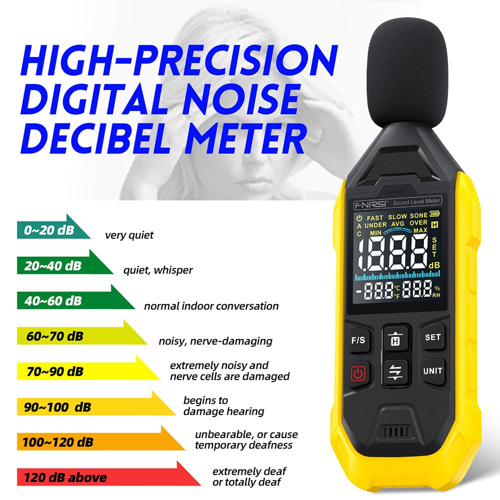 FNIRSI FDM01 Digital Noise Decibel Meter