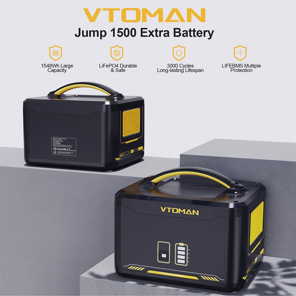 VTOMAN Jump 1500 1548Wh Extra Battery
