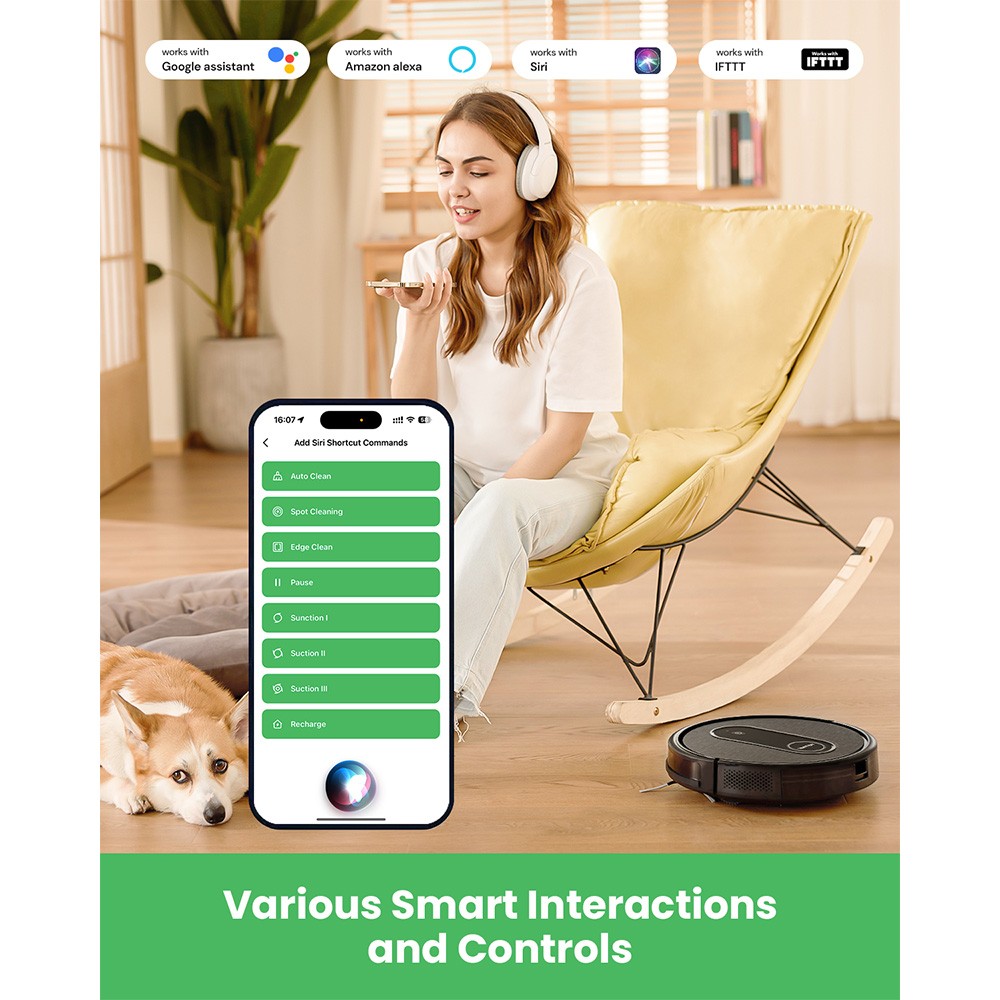 Vactidy T7 Robot Vacuum Cleaner