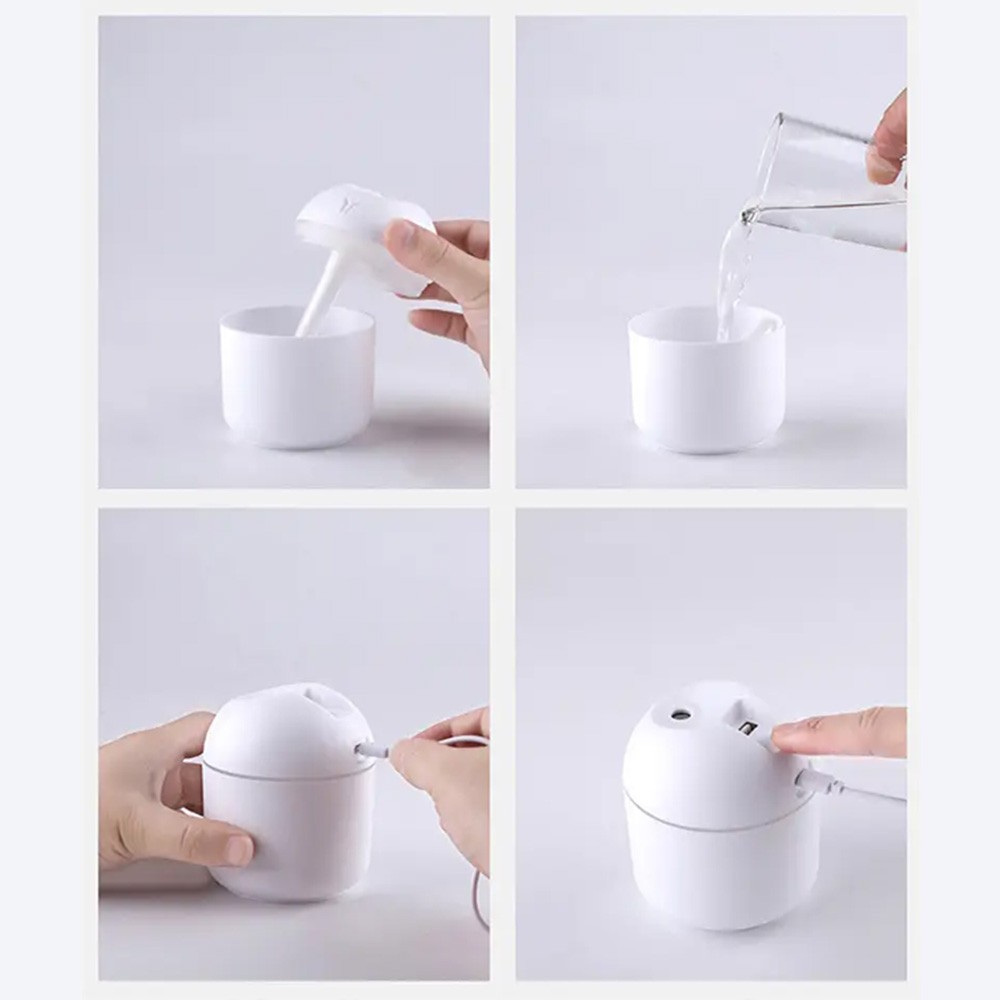 Cool Mist Mini USB Air Humidifier Pink