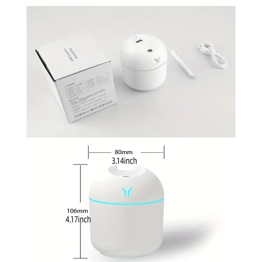 Cool Mist Mini USB Air Humidifier Pink
