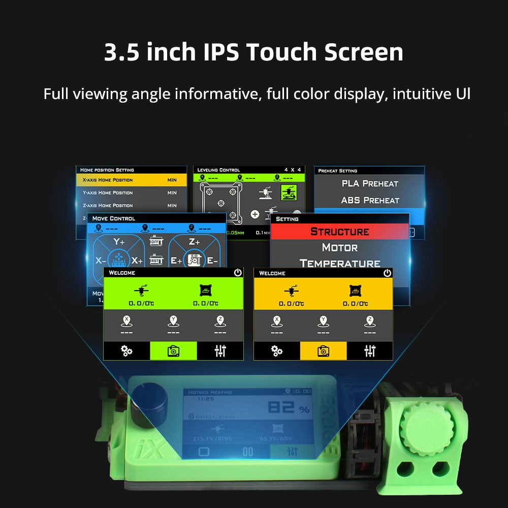 Lerdge iX 3D Printer Kit V3.0 Version Green