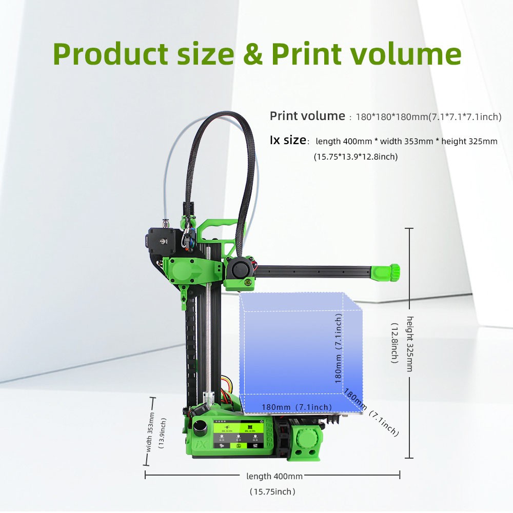 Lerdge iX 3D Printer Kit V3.0 Version Green