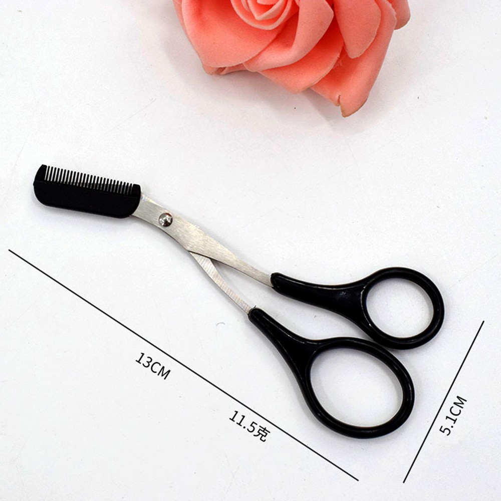 Eyebrow Trimmer Scissor Black