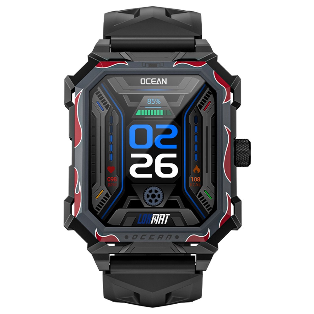 LOKMAT Ocean Max Sport Smartwatch Black