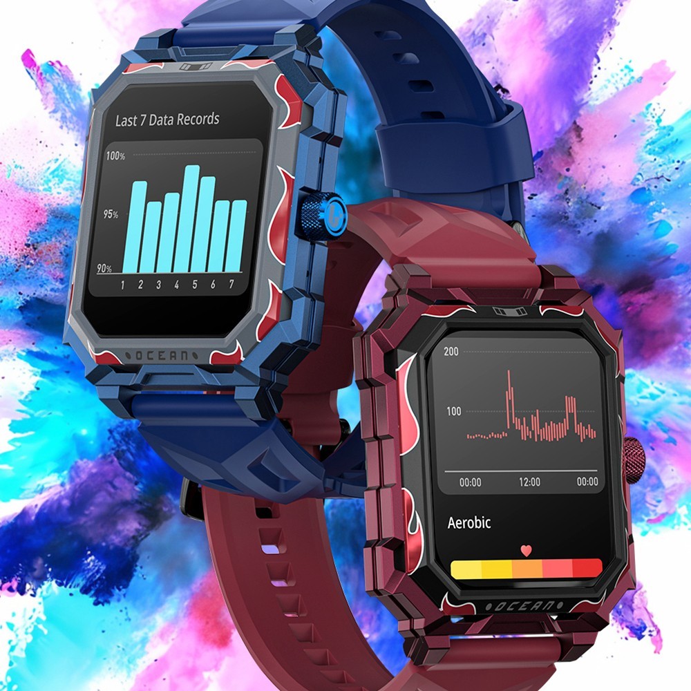 LOKMAT Ocean Max Sport Smartwatch Red