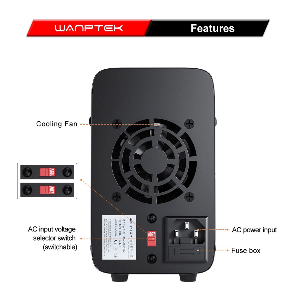 WANPTEK WPS605 Programmable Regulated DC Power Supply