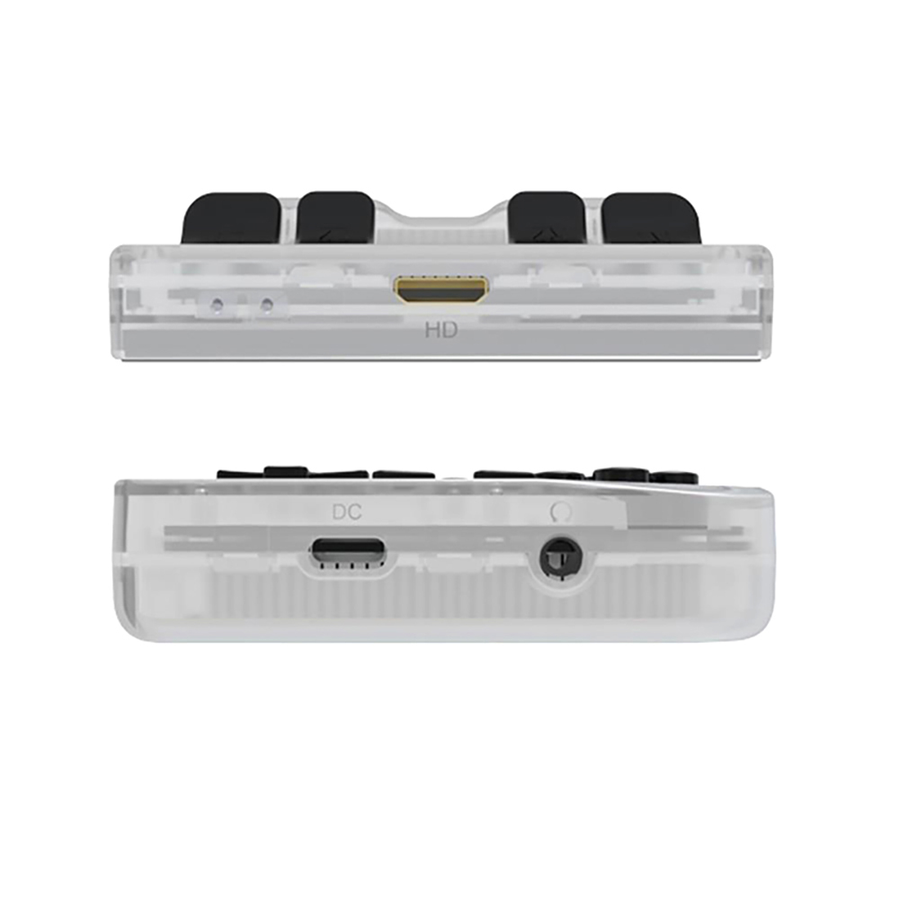ANBERNIC RG35XX Retro Handheld Game Console 64GB Transparent White