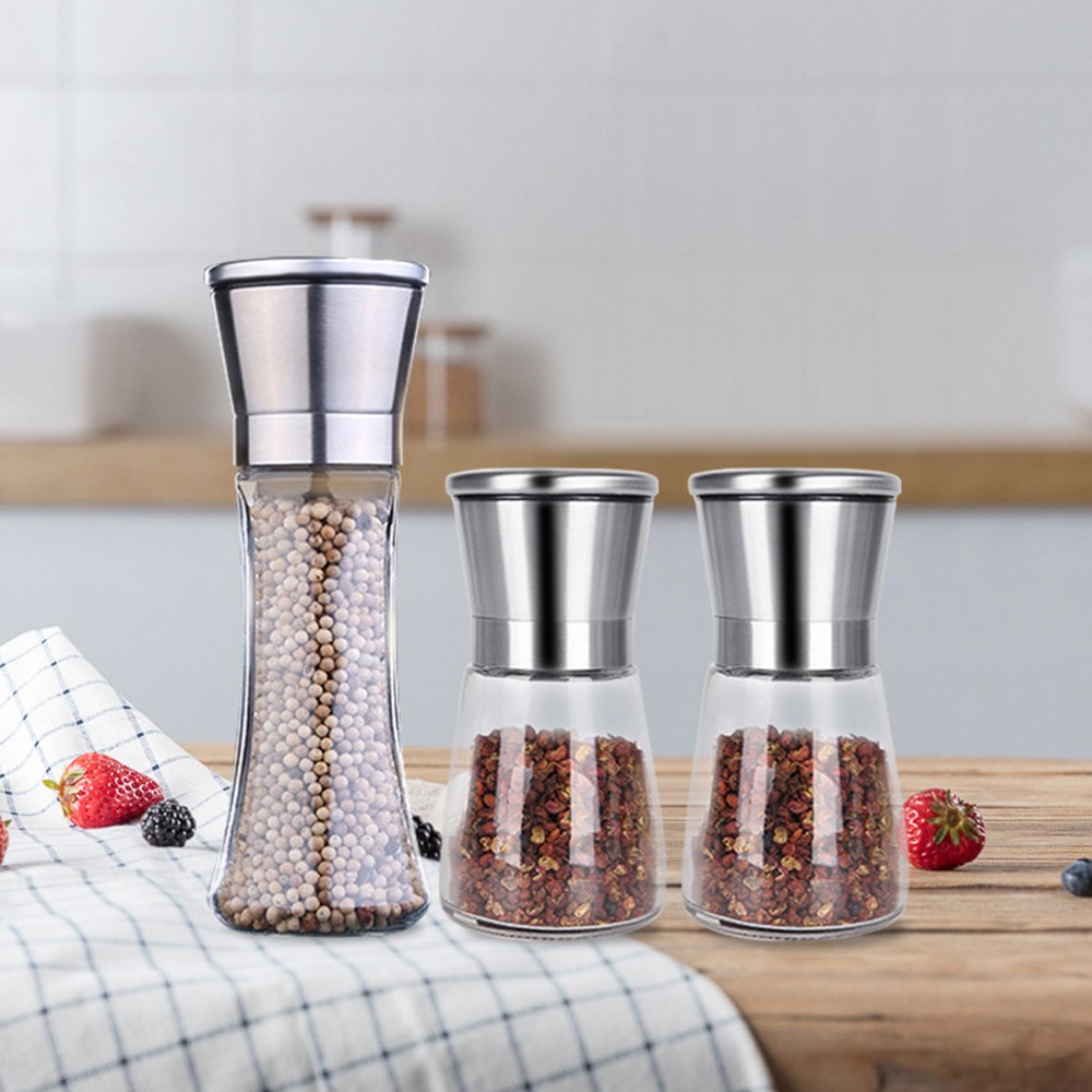200ml 304 Stainless Steel Manual Grinder Long Type
