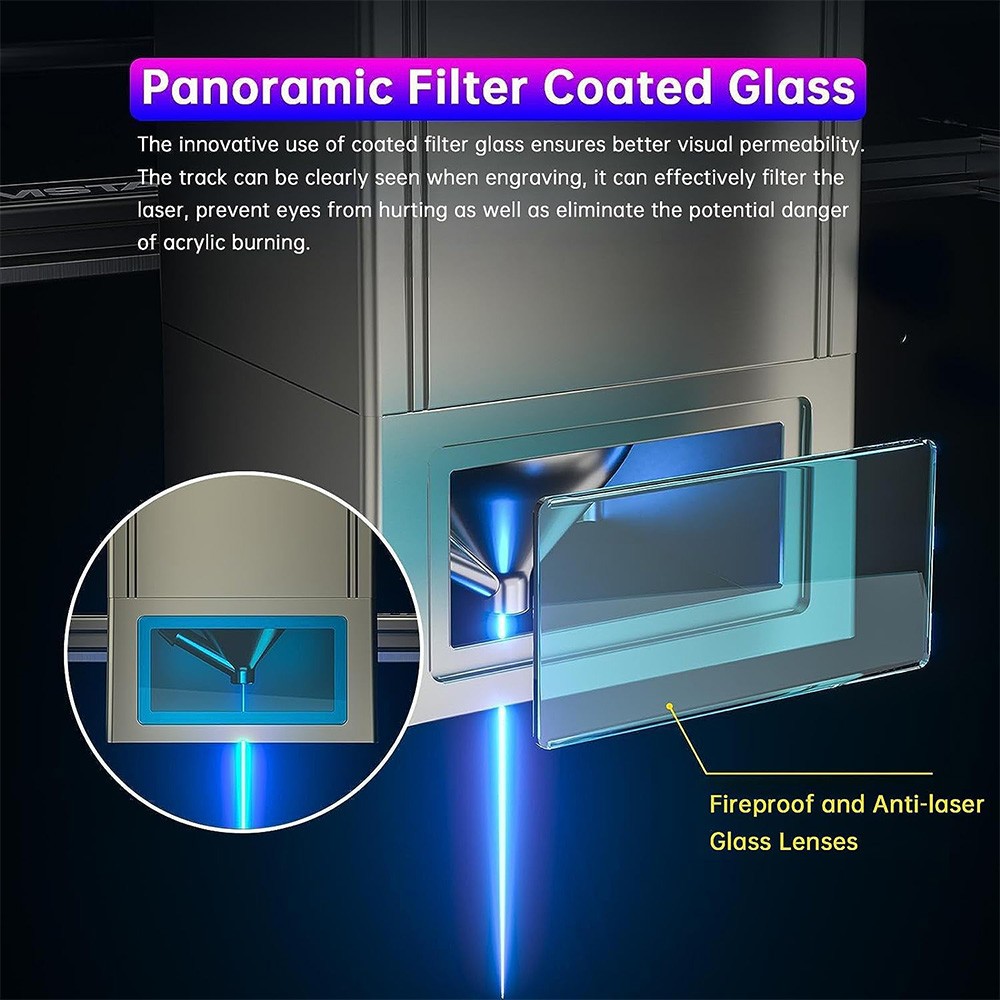ATOMSTACK M100 20W Laser Module with F30 Air Assist Pump