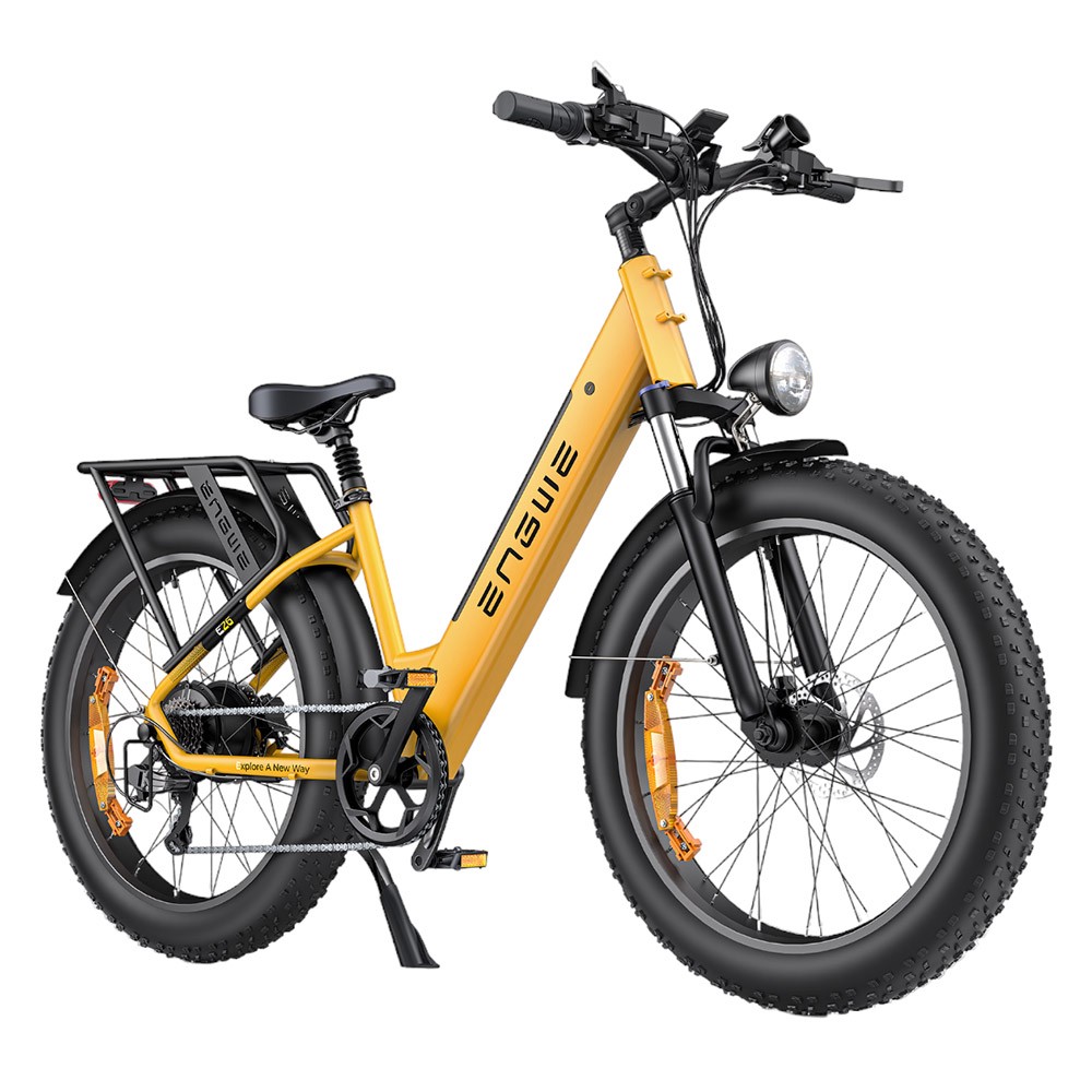 ENGWE E26 Electric Bike Step-thru 48V 16AH 250W Motor 25km/h Yellow ...