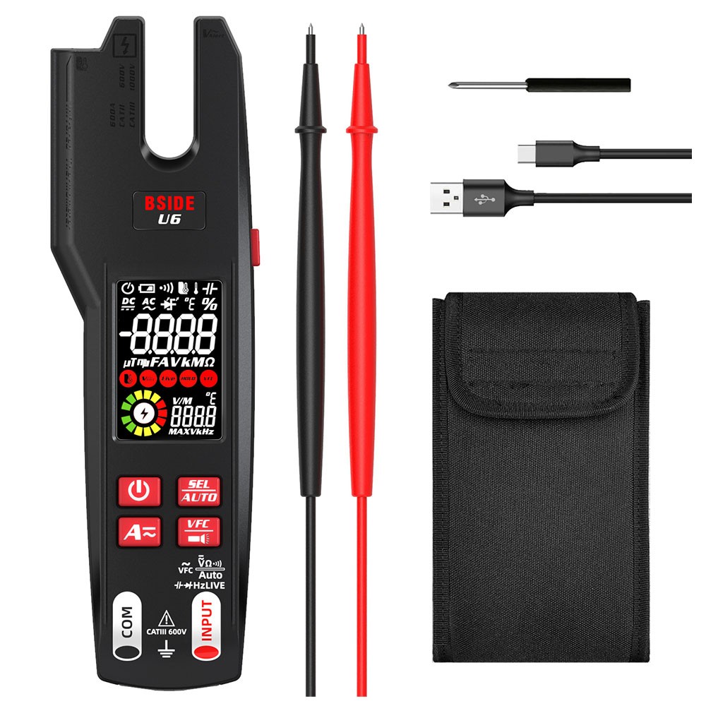BSIDE U6 U-shaped Infrared Thermometer Multimeter
