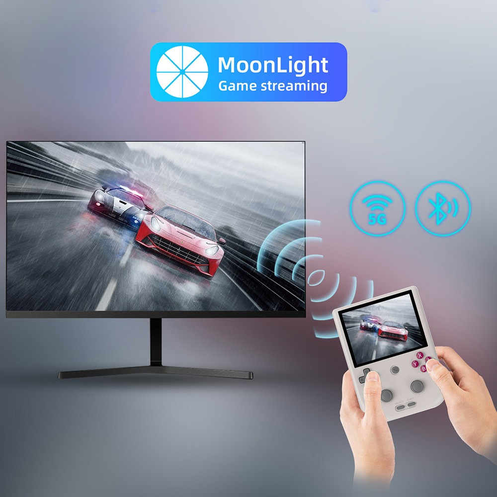 ANBERNIC RG405V Game Console 128GB TF Card 3172 Games Grey