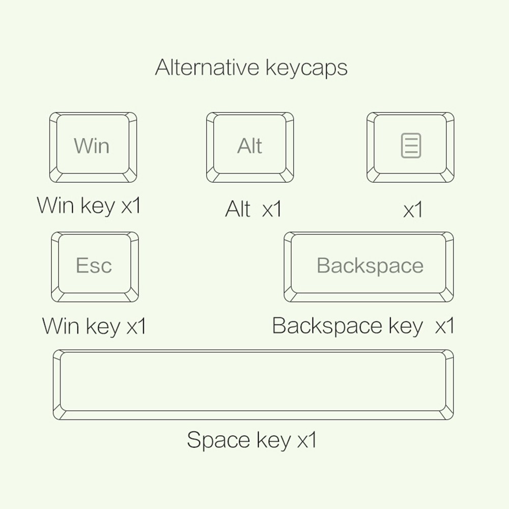 MIIIW ART Series Z870 Three modes Wireless Mechanical Keyboard