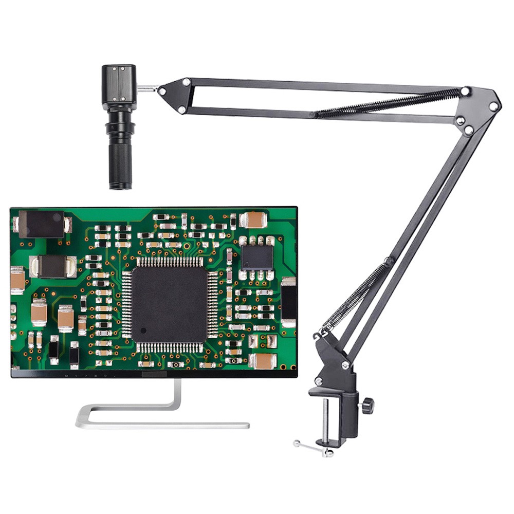 HAYEAR 24MP Microscope Camera with LED Ring Light