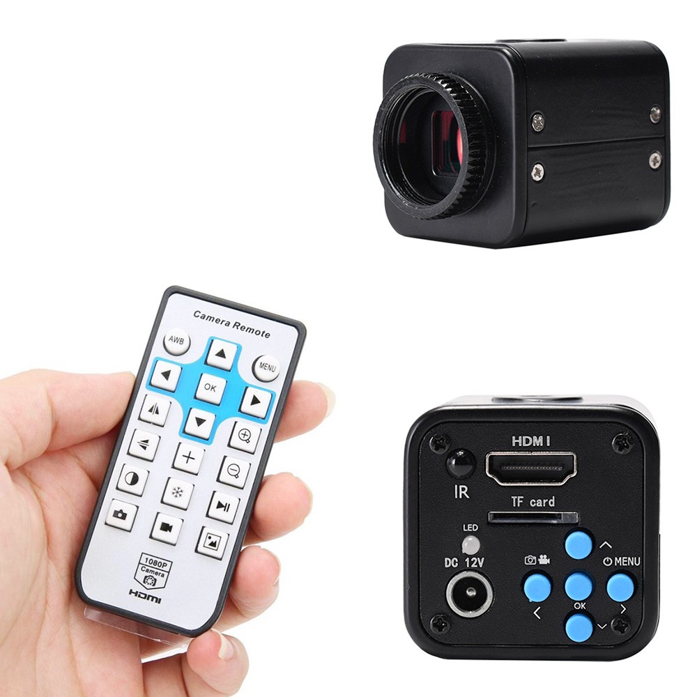 HAYEAR 24MP Microscope Camera with LED Ring Light