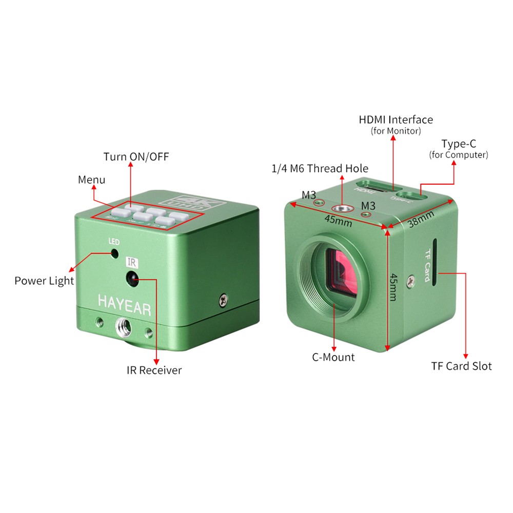 HAYEAR 41MP Digital Microscope Camera