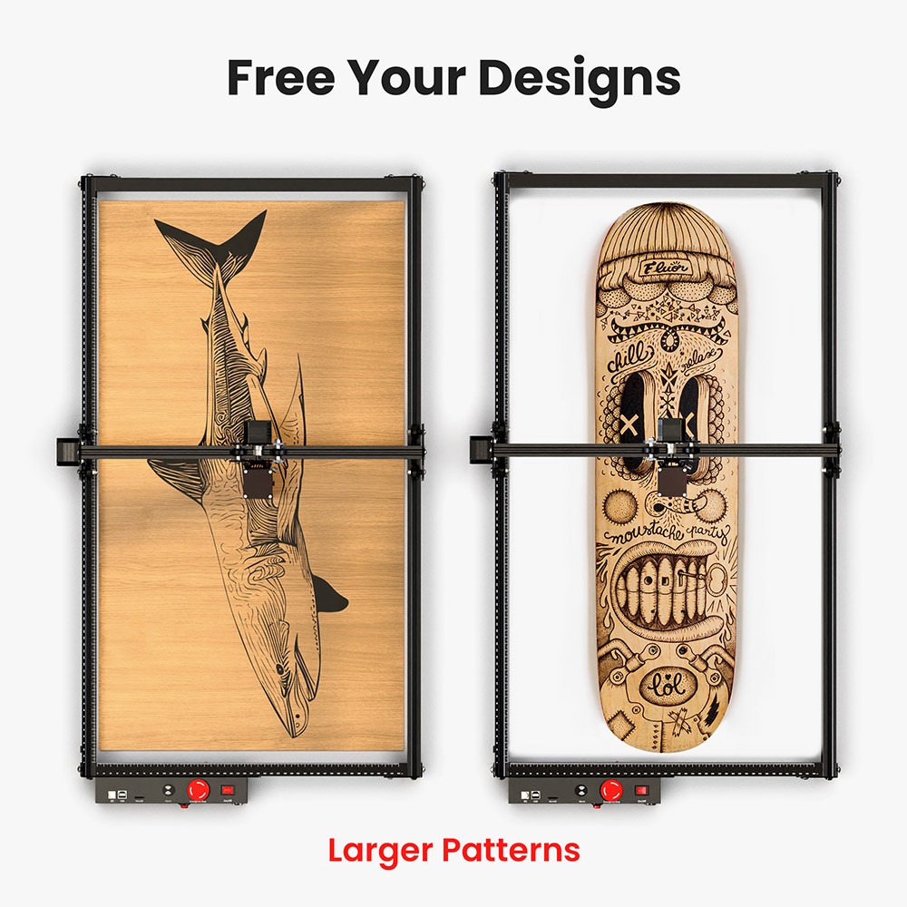 Mecpow X3 / X3 Pro Y-Axis Extension Kit Expandable to 400x750 mm | Poland