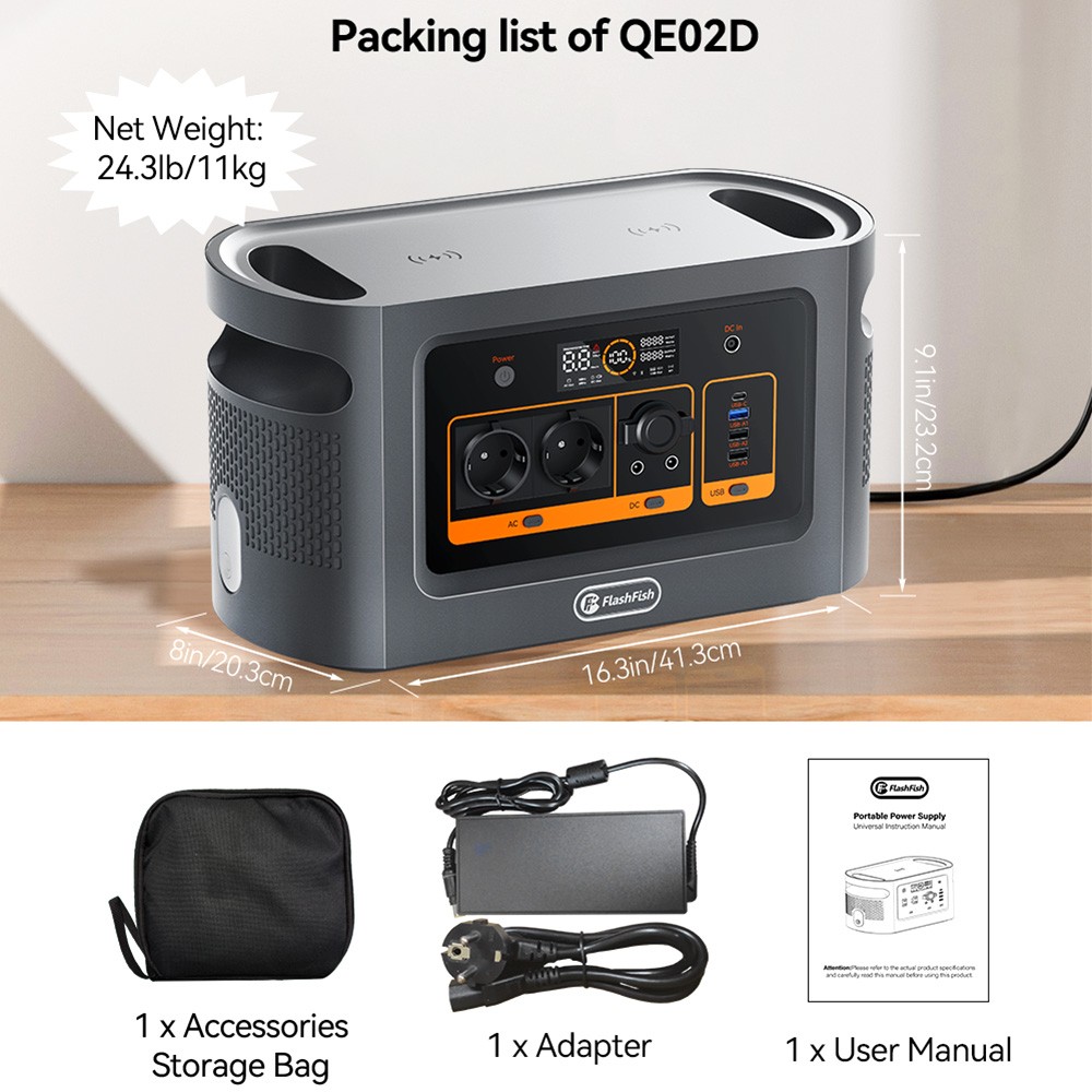 Flashfish QE02D Power Station