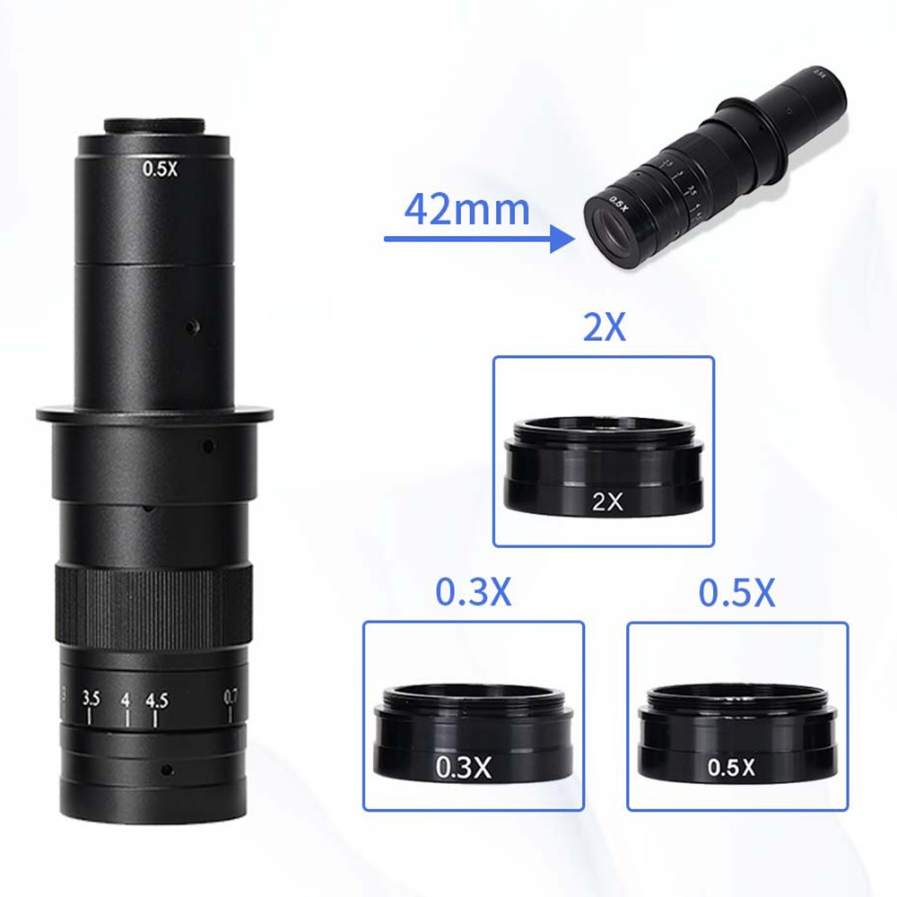 HAYEAR 0.5X Microscope Camera Objective Lens