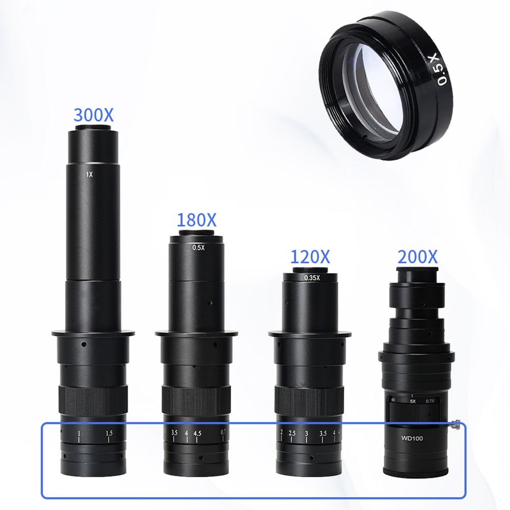 HAYEAR 2X Microscope Camera Objective Lens