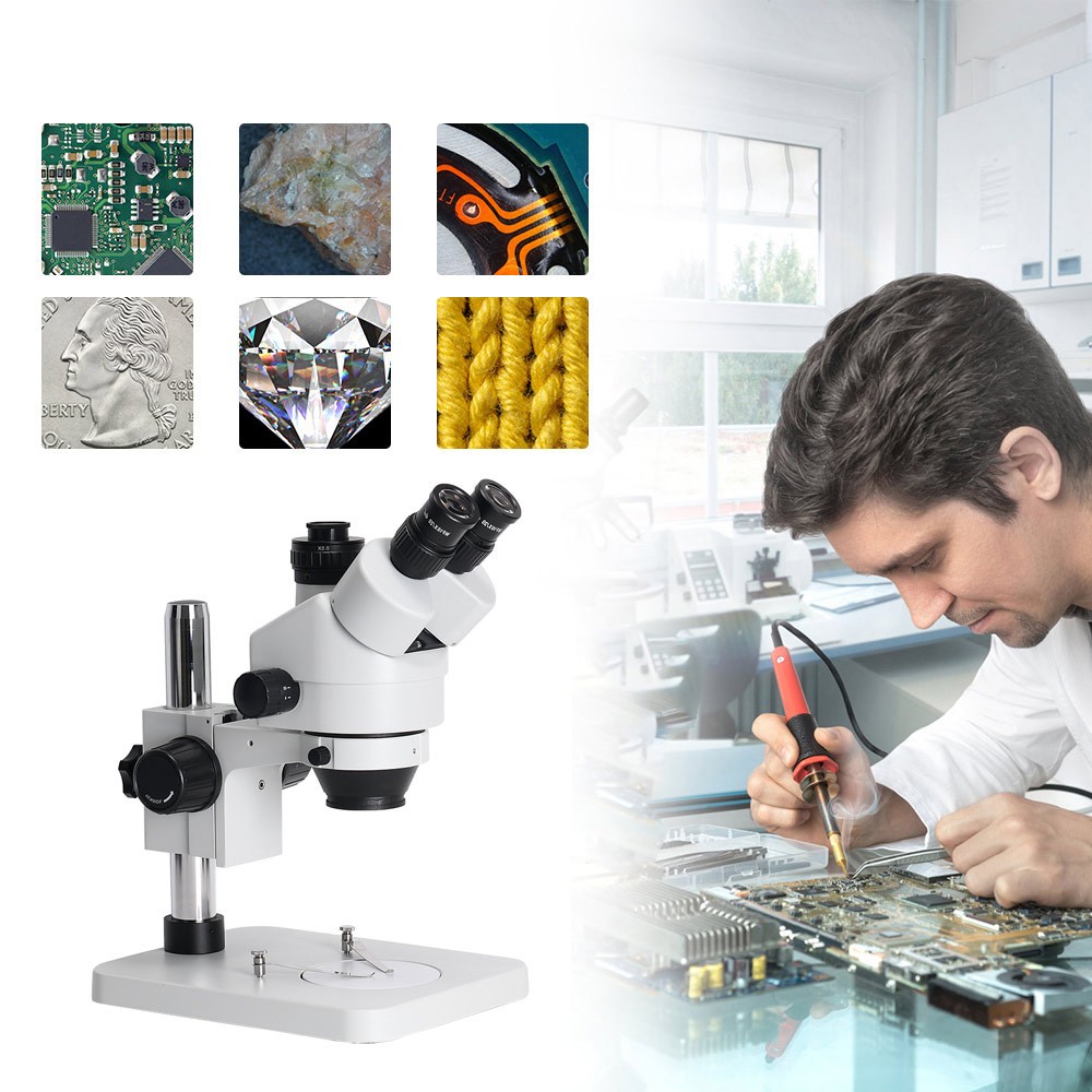 HAYEAR Trinocular Stereo Microscope