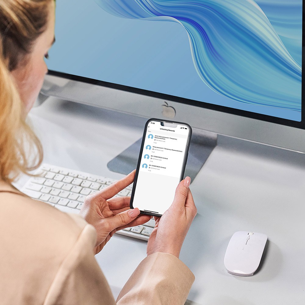 Lockin Smart Lock G30,WiFi & App Control,Alexa & Google Compatible