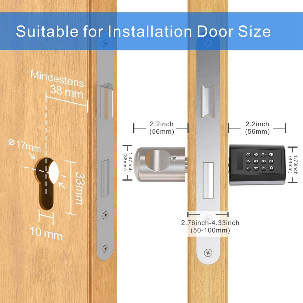 Welock Smart Lock Password Electronic Door Lock PCB41