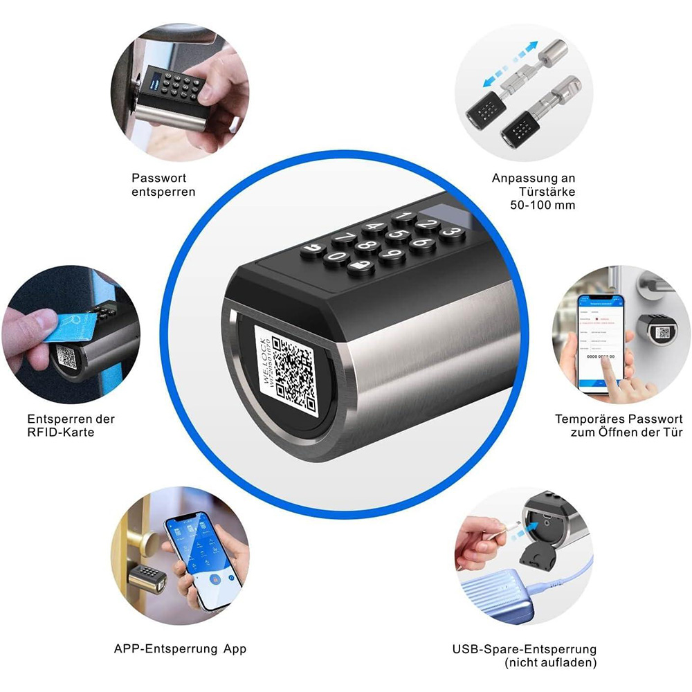 Welock Smart Lock Password Electronic Door Lock PCB41