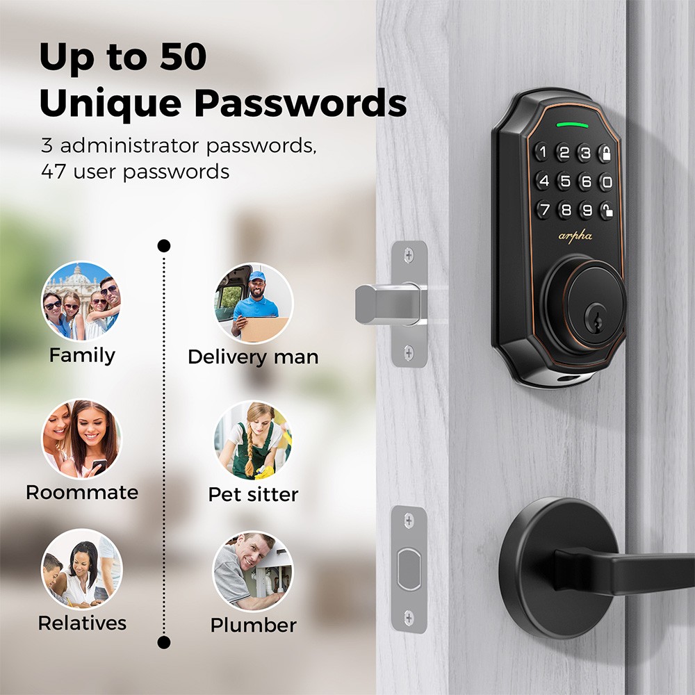 Arpha D180 Smart Password Door Lock with Keypad