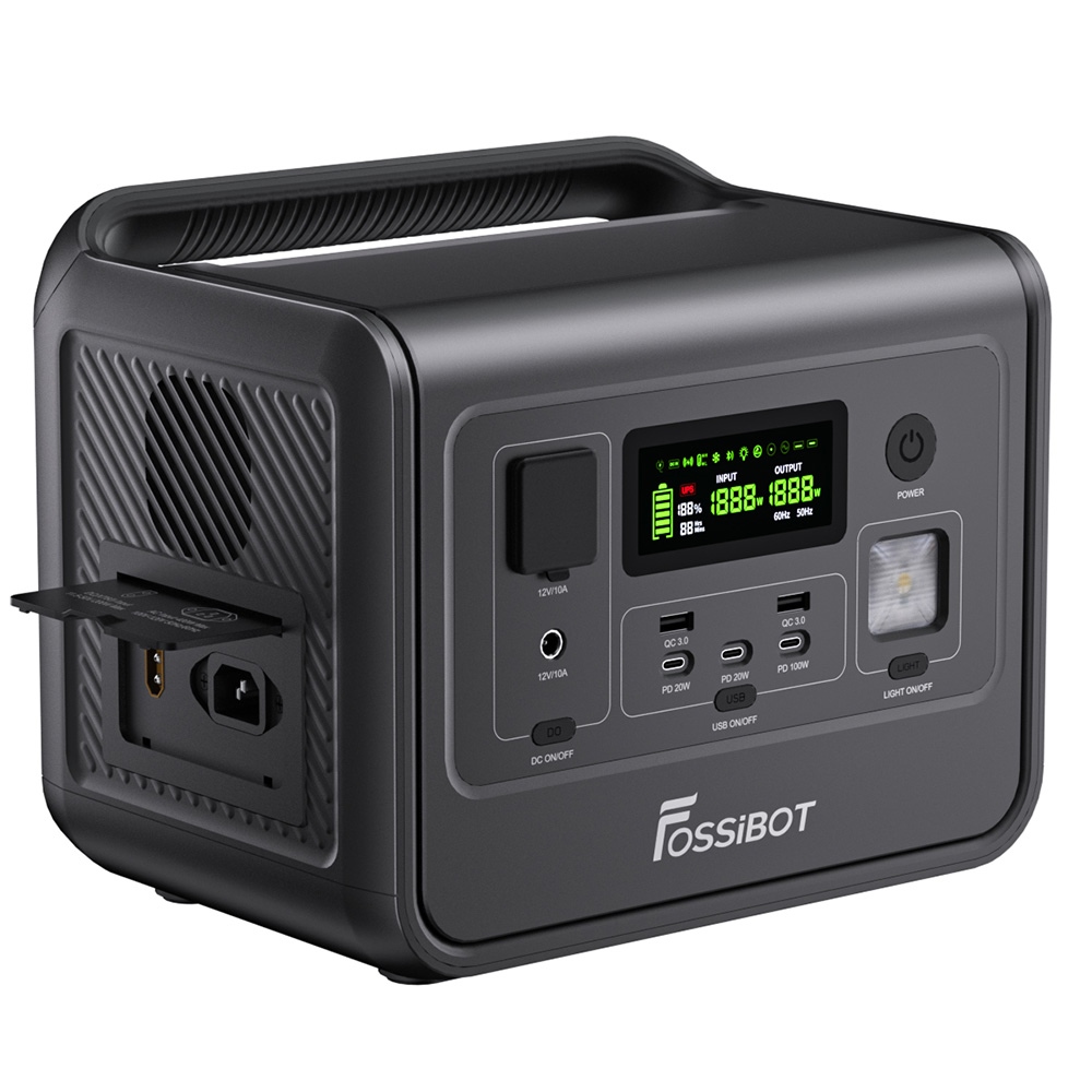 FOSSiBOT F800 Portable Power Station Black | Japan