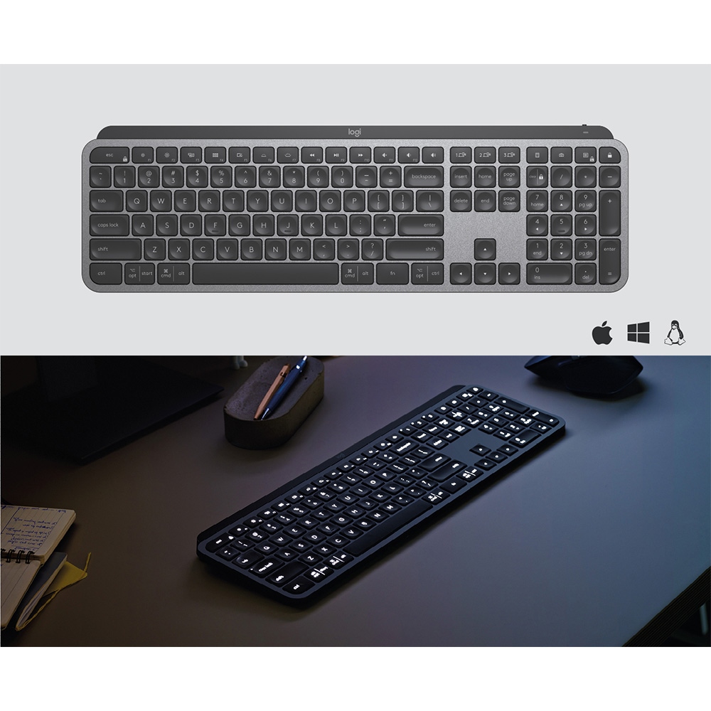 Logitech MX Keys Wireless Keyboard