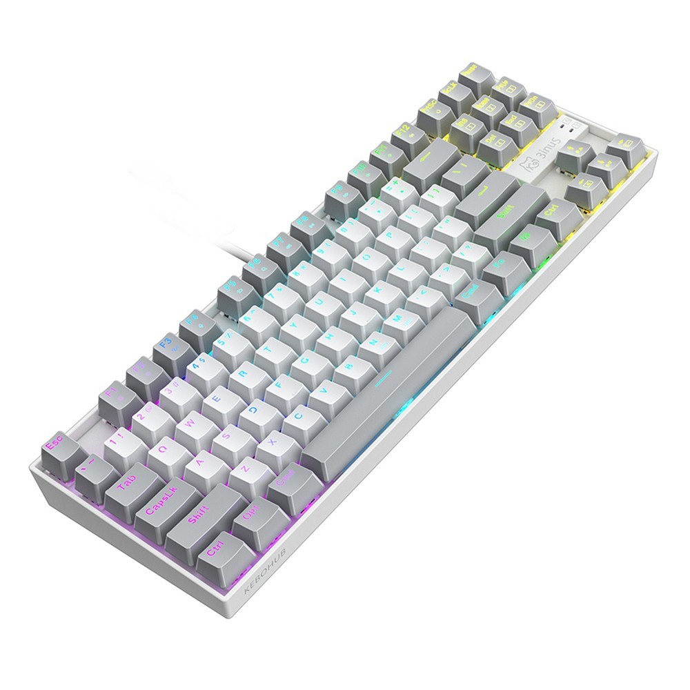 3inuS 87-Key Mechanical Keyboard Hub Blue Switches | Germany