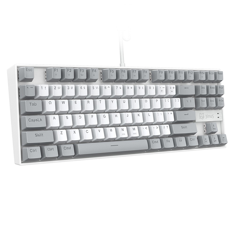 3inuS 87-Key Mechanical Keyboard Hub Blue Switches | Germany