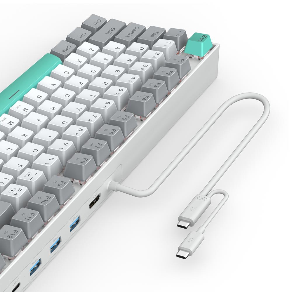 3inuS 87-Key Mechanical Keyboard Hub Red Switches | Germany