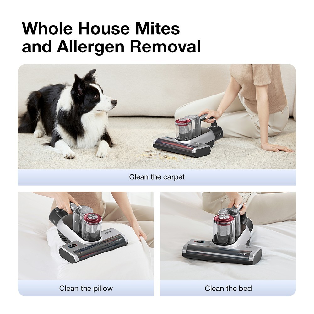 JIMMY BD7 Pro Cordless Double Cup Anti-Mite Vacuum Cleaner EU Plug
