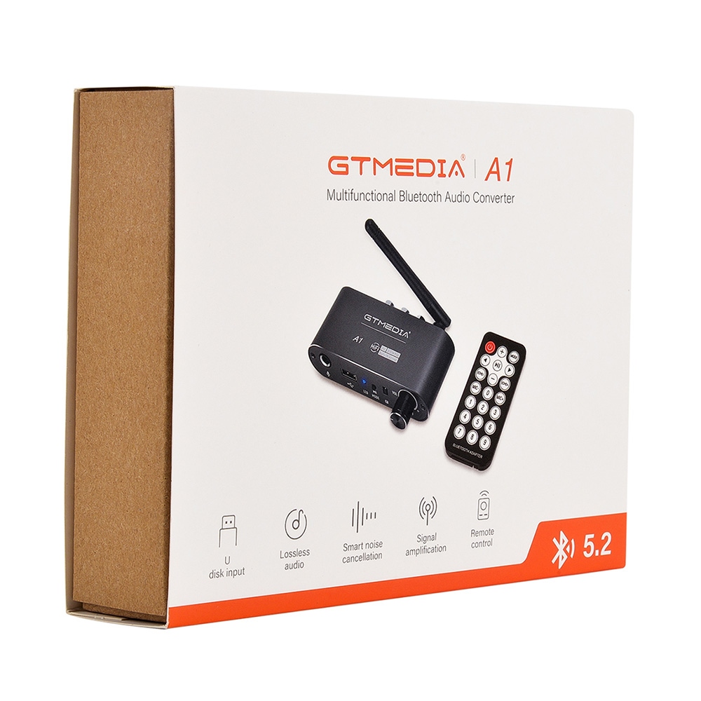 GTMEDIA A1 Bluetooth 5.2 Audio Adapter