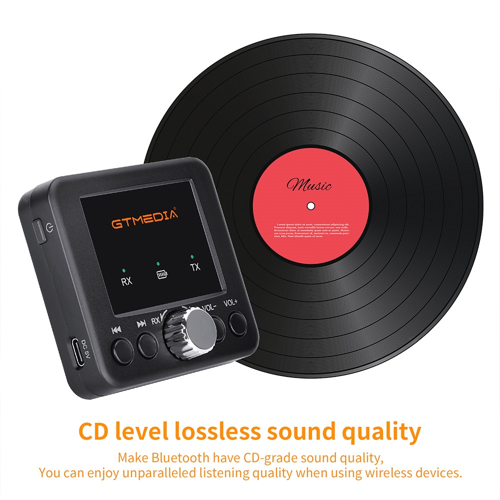 GTMEDIA RT05 Bluetooth 5.2 Audio Adapter