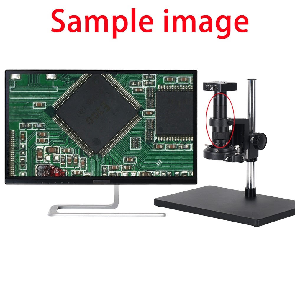 HAYEAR 300X Microscope Camera C-Mount Lens