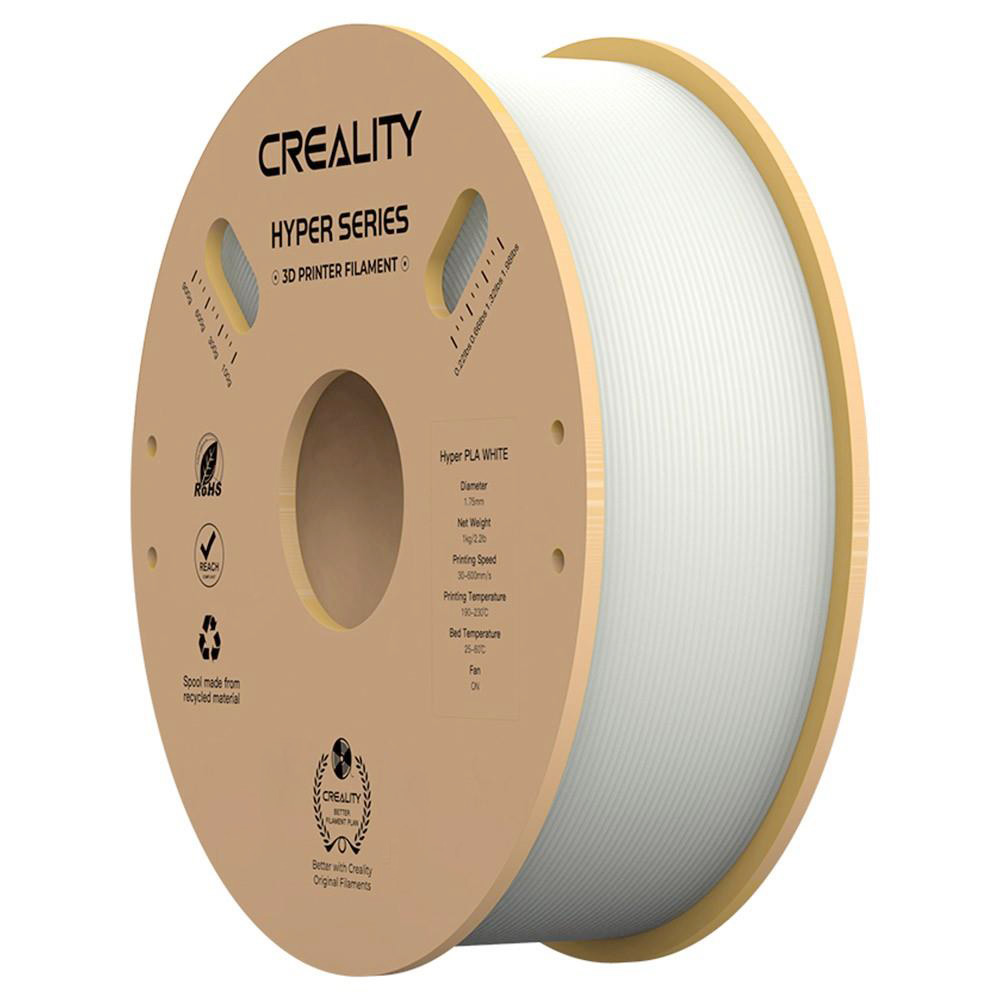 Creality Hyper PLA 3D Printing Filament 1.75mm 1KG White | Poland