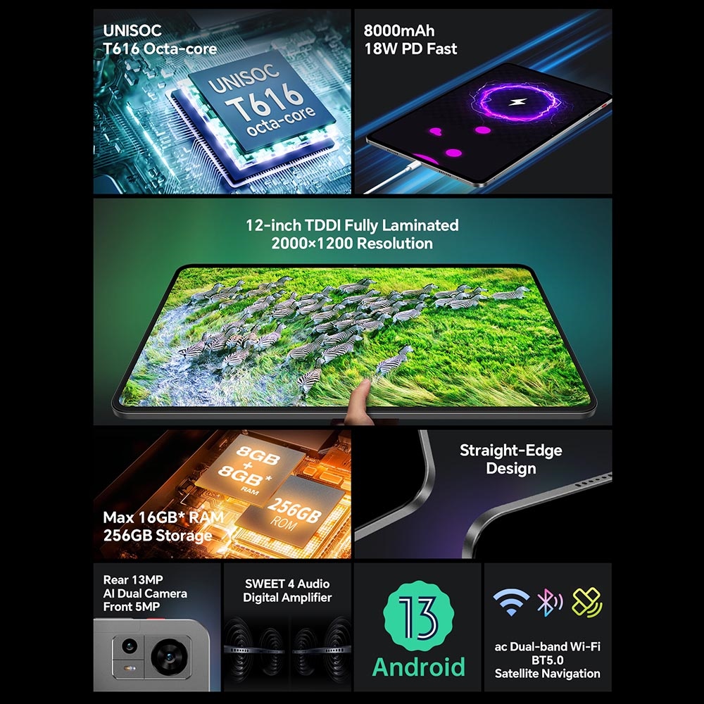 Teclast T60 16+256GB Tablet