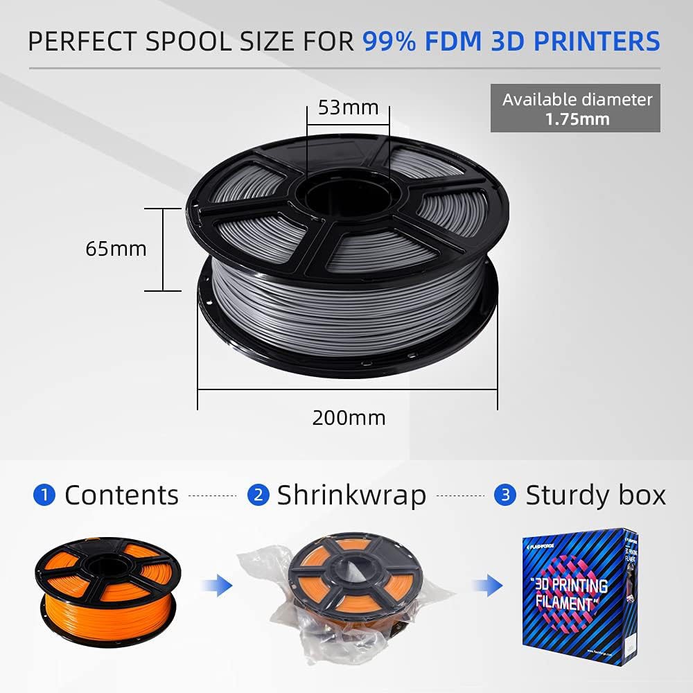 Flashforge 1.75mm PLA 3D Printing Filament 1kg Green | Poland