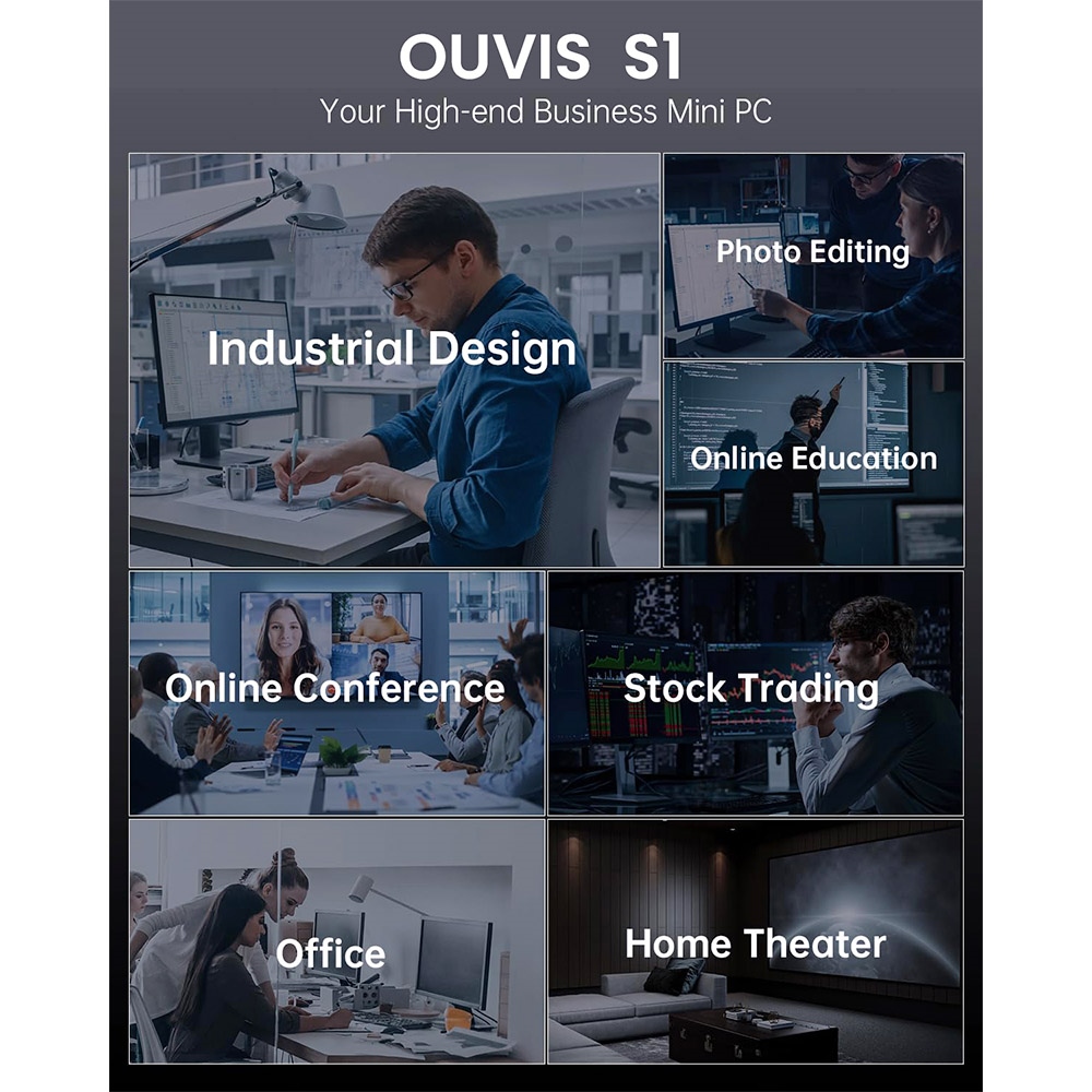 OUVIS S1 Mini PC - US Plug