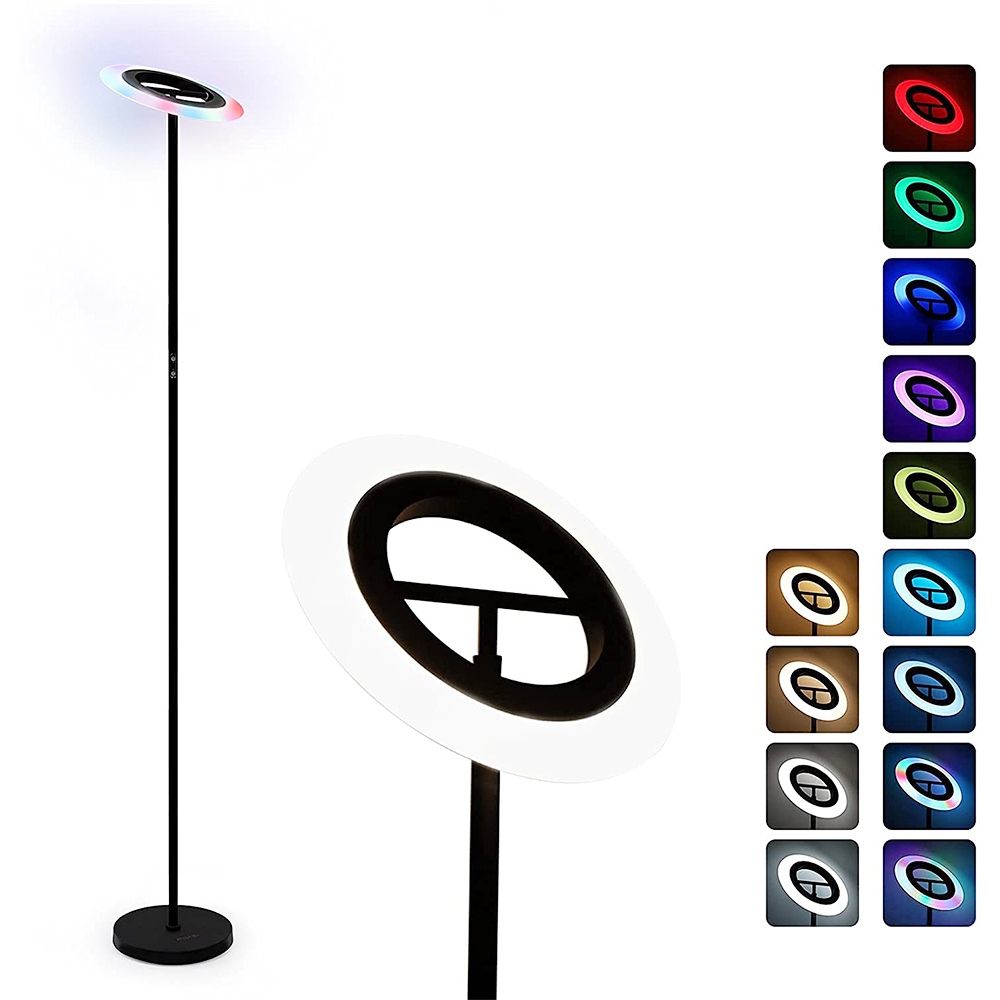 FIMEI MF18809 RGB LED Floor Lamp Black