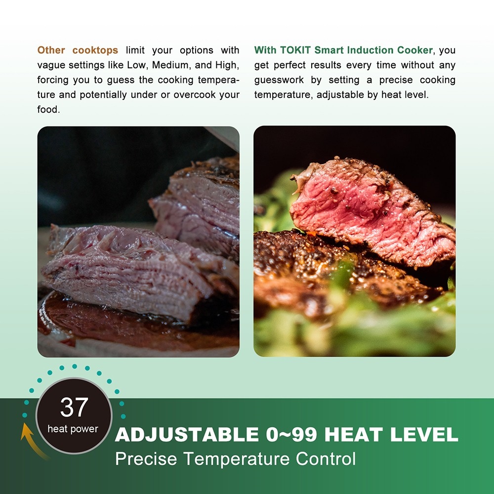 TOKIT 2100W Portable Induction Cooktop