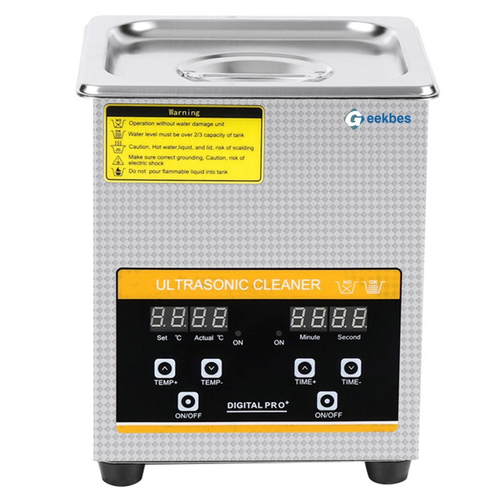 Geekbes 2L Ultrasonic Cleaner with Mechanical Knob 60W