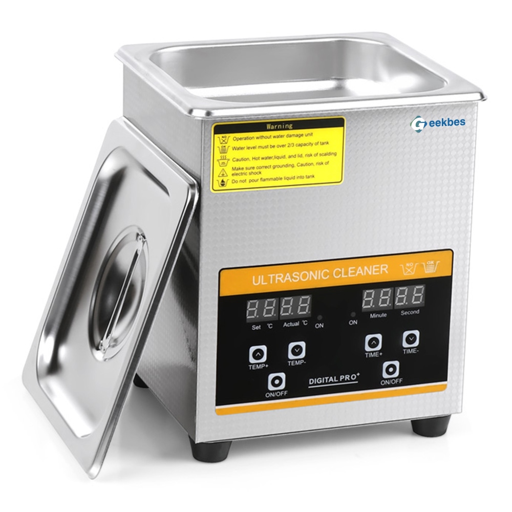 Geekbes 2L Ultrasonic Cleaner with Mechanical Knob 60W